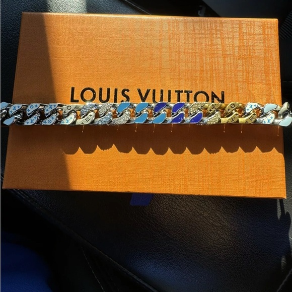 Louis Vuitton | Jewelry | Louis Vuitton Monogram Chain Bracelet | Poshmark